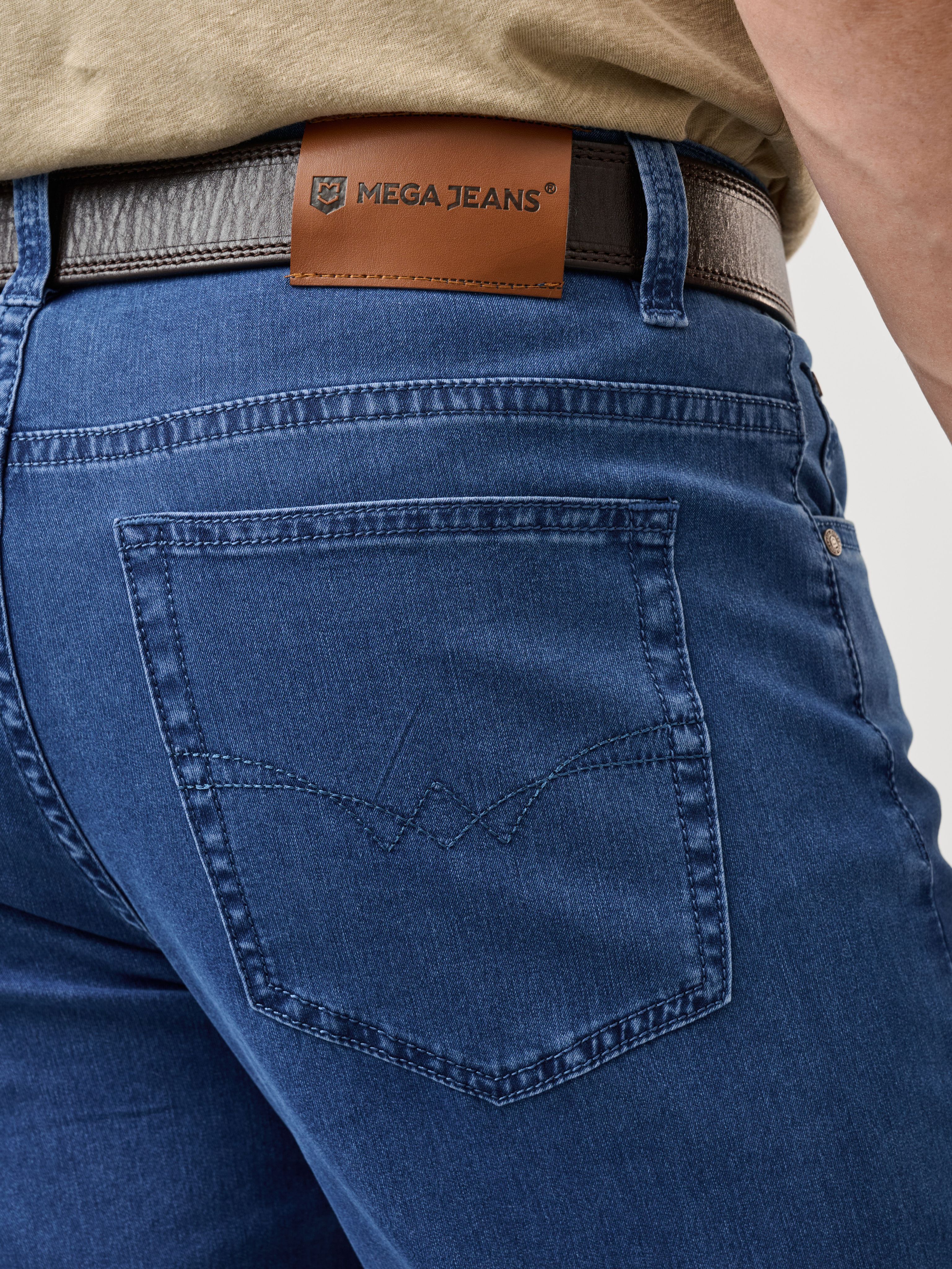 Джинсы Мужской MEGA JEANS светло-синий прямые Хлопок, Полиэстер, размер ...
