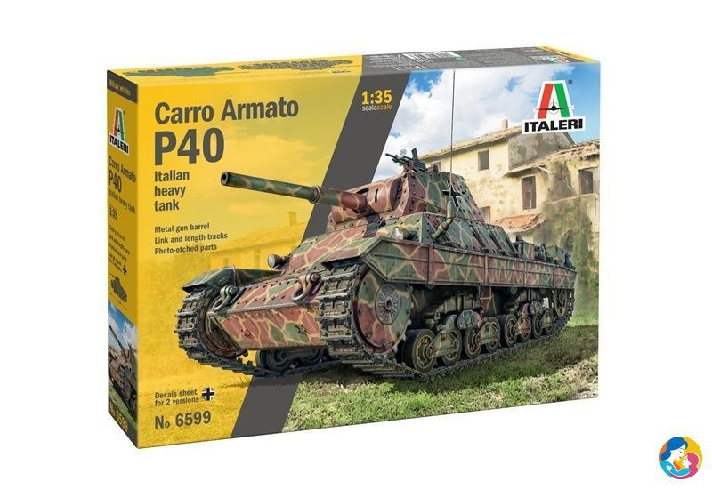 Сборная модель 6599ИТ P40 ITALIAN HEAVY TANK купить на OZON по низкой ...