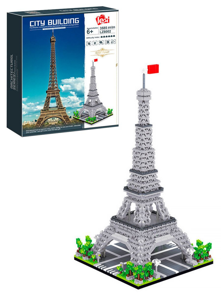 Конструктор Эйфелева башня (мини детали), Архитектура, серия City ...