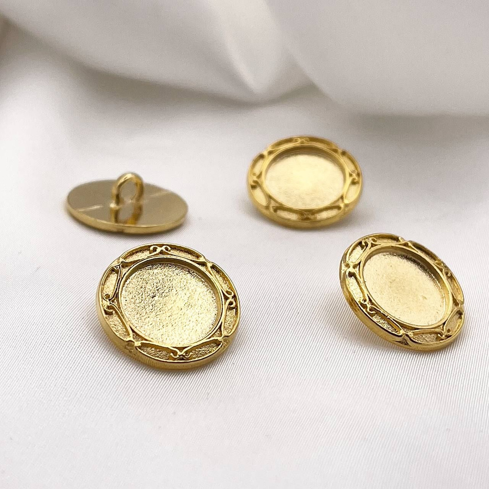 PUGOVKIN / декоративные пуговицы на ножке для рукоделия и шитья / 17 мм ...