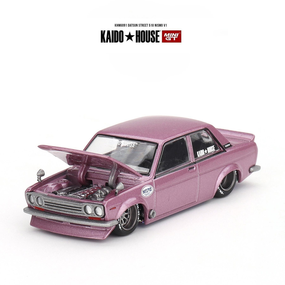 Машинка TSM KAIDO HOUSE Mini Gt 1/64 KHMG091 DATSUN Street 510 NISMO V1 ...
