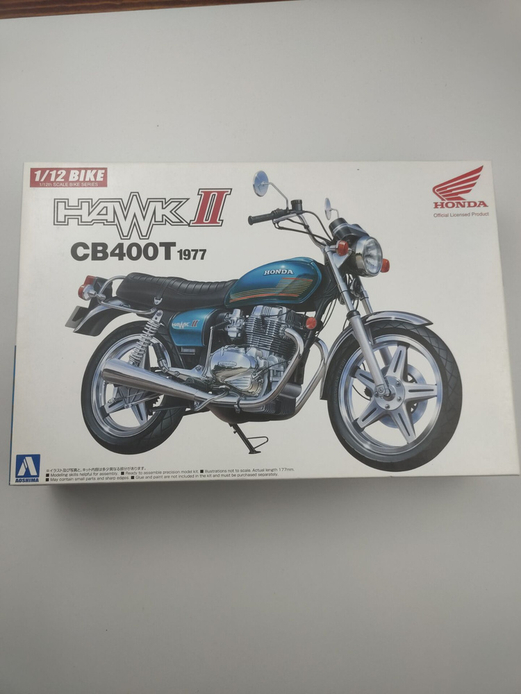 Сборная модель Машинка Aoshima-05332A 1/12 Honda Hawk II CB400T 1977 ...