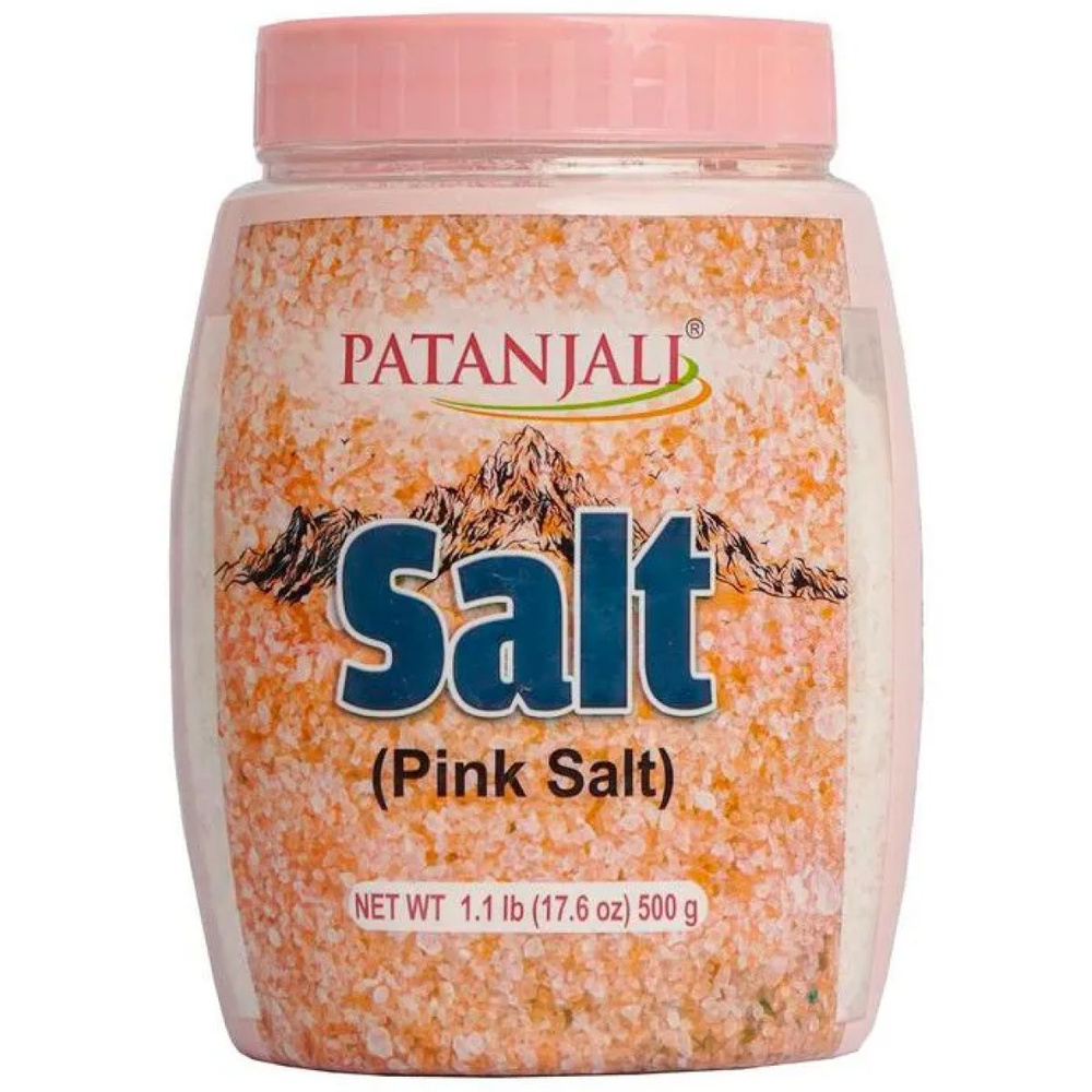 Соль розовая гималайская Patanjali (Pink Salt Sendha Namak), 500 г ...
