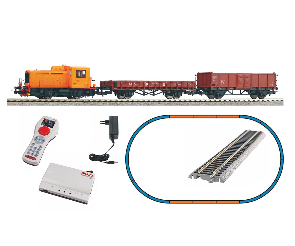 Piko 59101 Цифровой стартовый набор с тепловозом TGK2 и 2-мя грузовыми ...