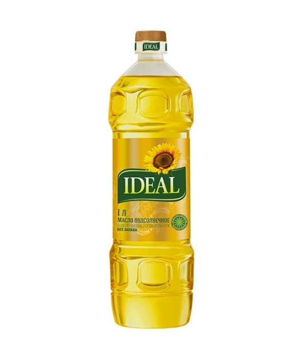 Ideal Масло подсолнечное, 1 л - купить с доставкой по выгодным ценам в ...