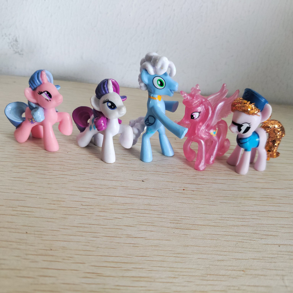5 шт. Фигурка мой маленький пони , My Little Pony - купить с доставкой по выгодным ценам в ...