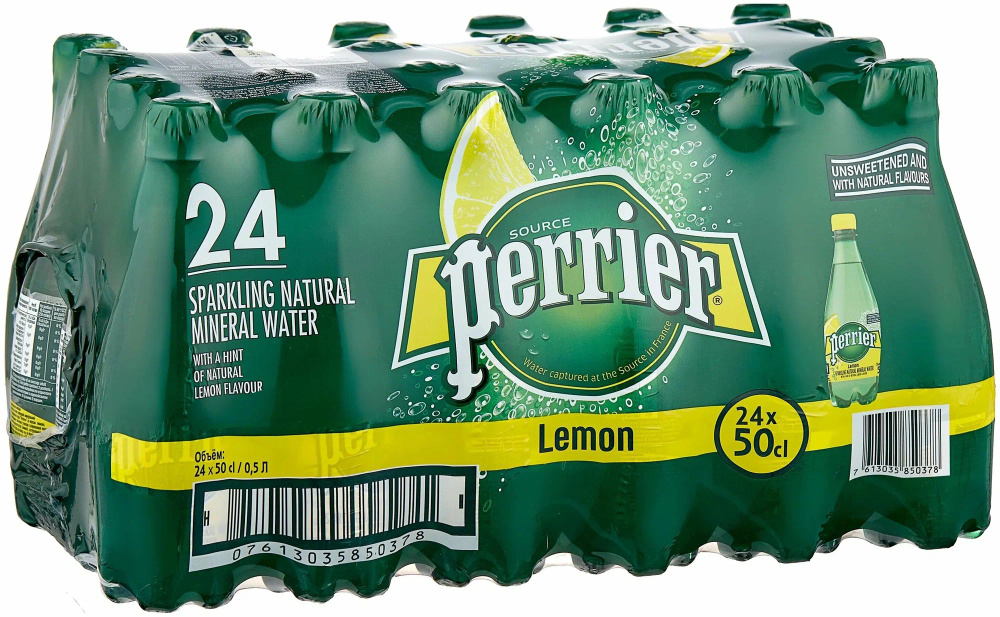 Вода Perrier Citron / Перье Цитрон минеральная, газированная, со вкусом ...