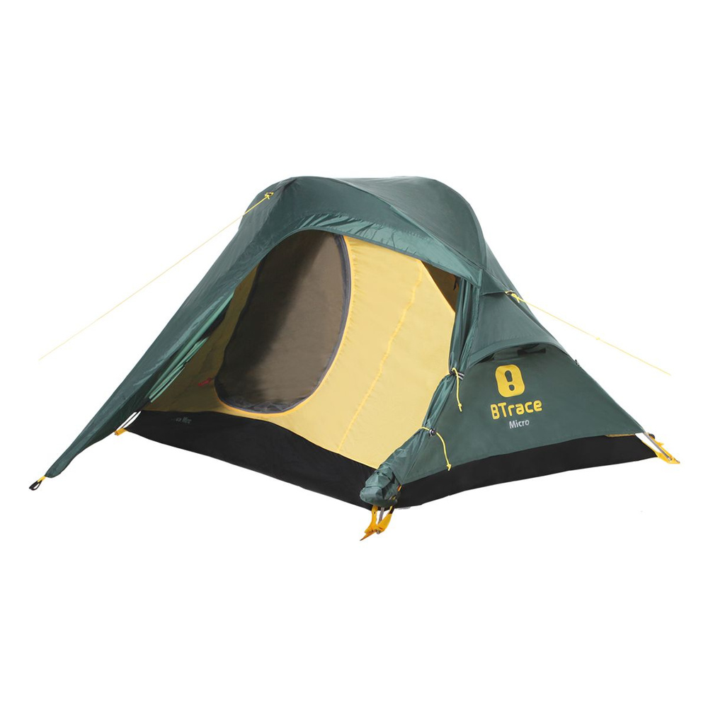 Палатка 2-местная BTrace Micro (зеленая) купить c доставкой на OZON по низкой цене (1956008014)