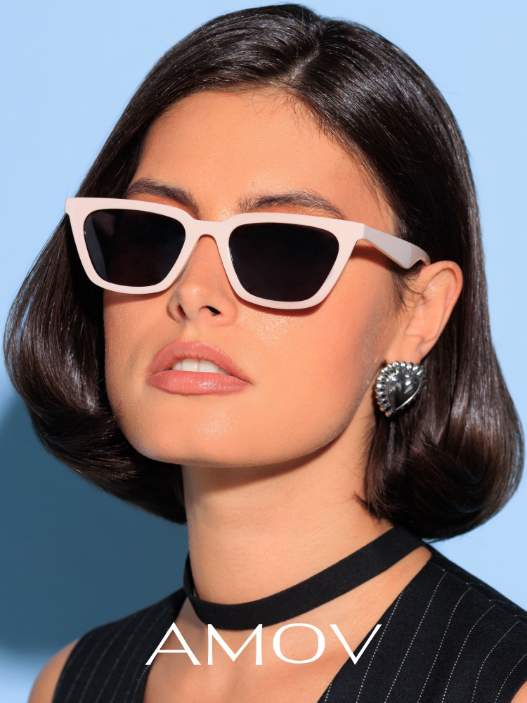 AMOV Очки солнцезащитные женские 2025 купить на OZON по низкой цене ...