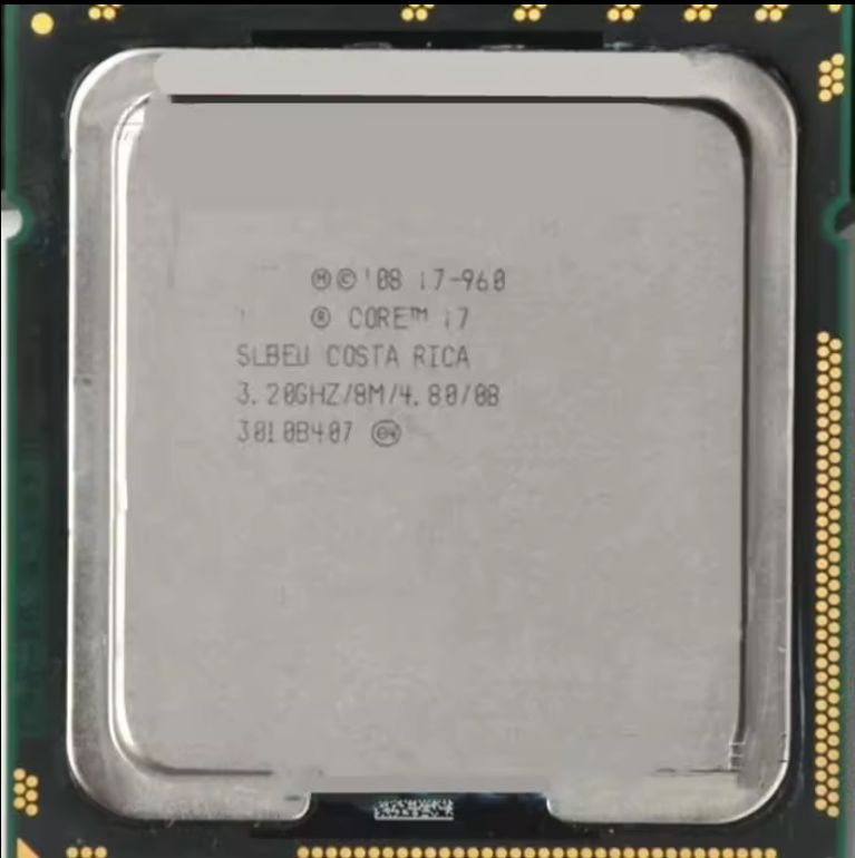 Процессор Intel I7-960 Core i7 9-го поколения, OEM (без кулера), 4 яд ...