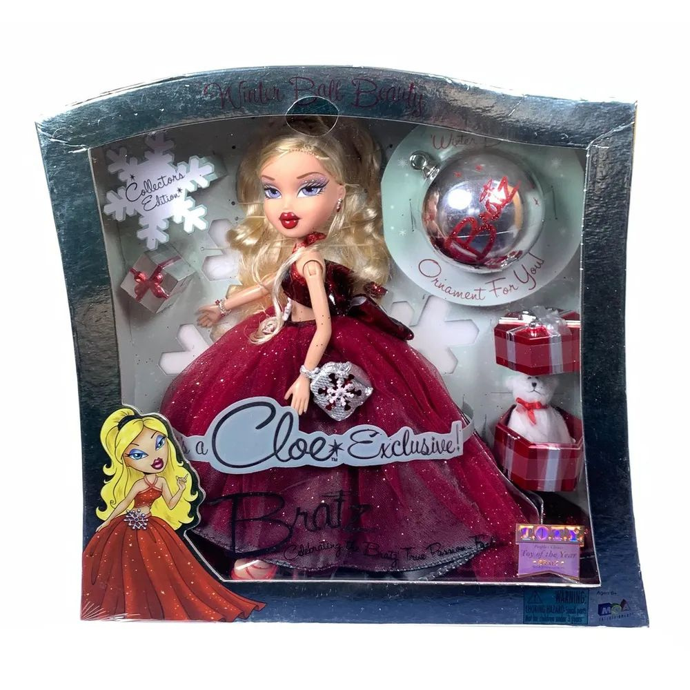 Кукла Кло хлоя из Братц серии Новогодний шар красоты (красное издание ...