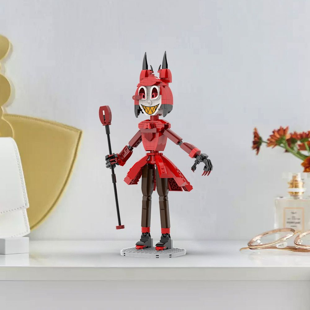 Конструктор детский игрушка MOC Фигурка Отель Хазбин - Аластор и Энджел ...