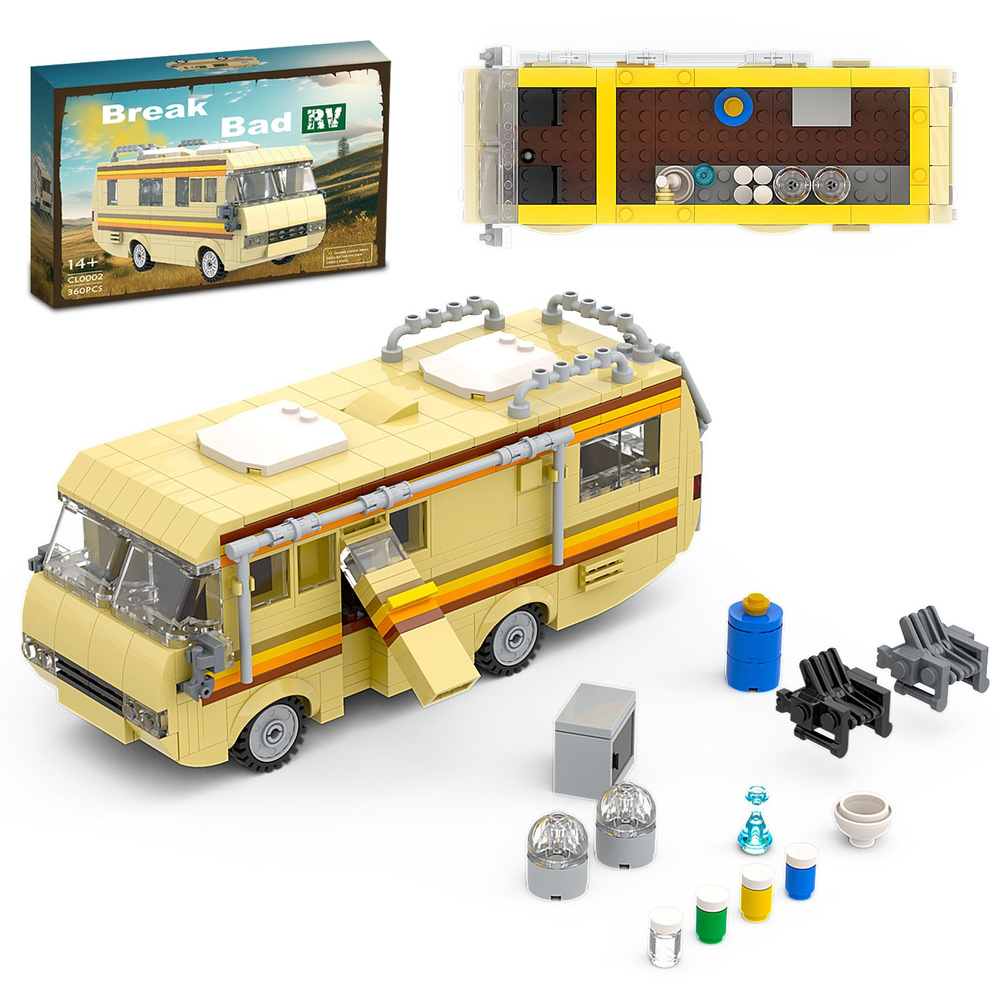 Игрушка из строительных блоков Breaking Bad Rv купить на OZON по низкой ...