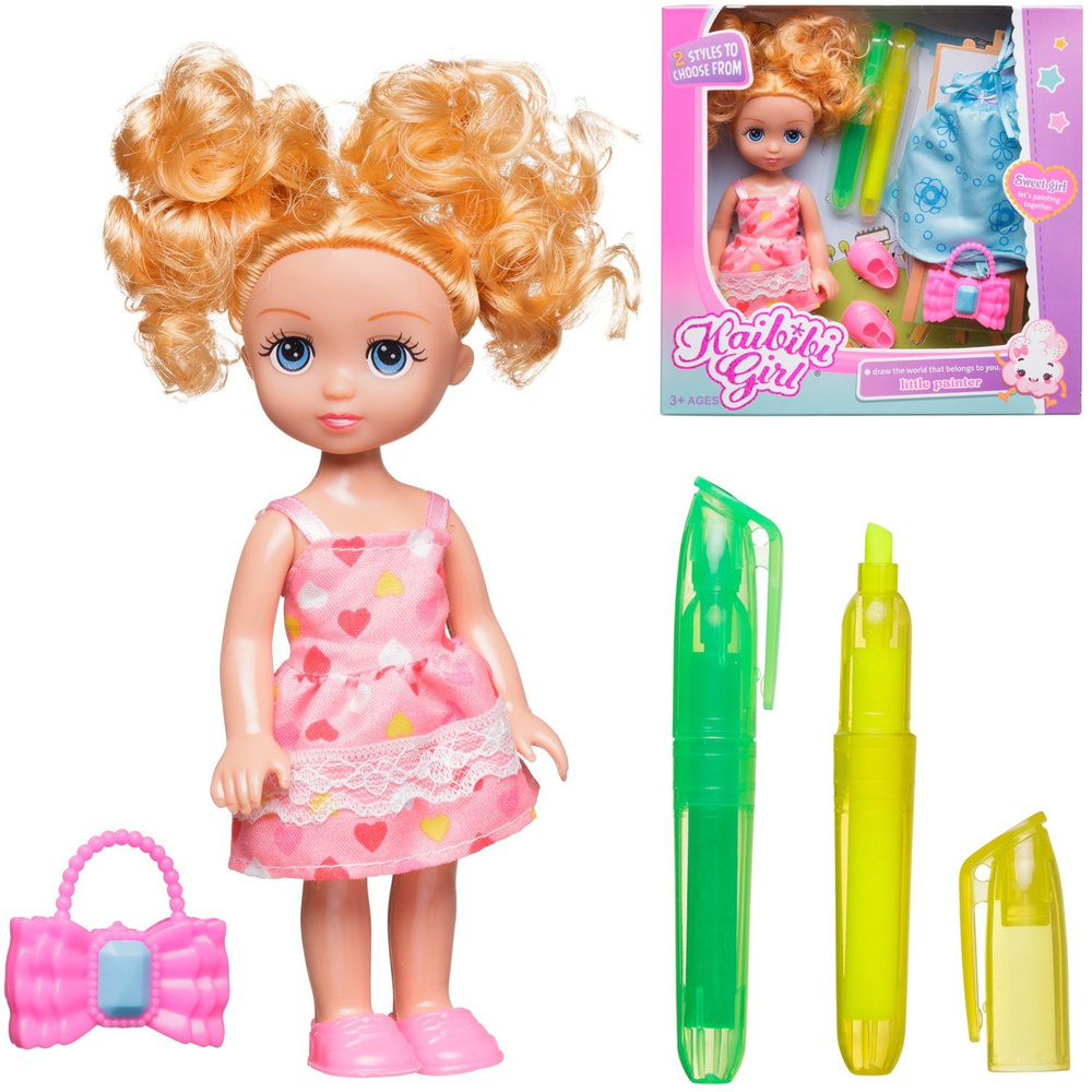 Игровой набор Junfa Kaibibi Кукла блондинка с игровыми предметами - купить с доставкой по ...
