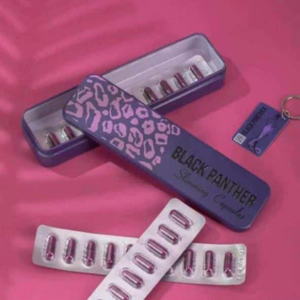 Капсулы для похудения Black Panther Черная пантера снижение веса