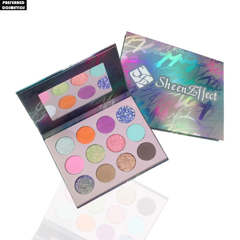 SheenEffect Secret Love Diary 12-цветная палитра теней-хамелеонов для ...