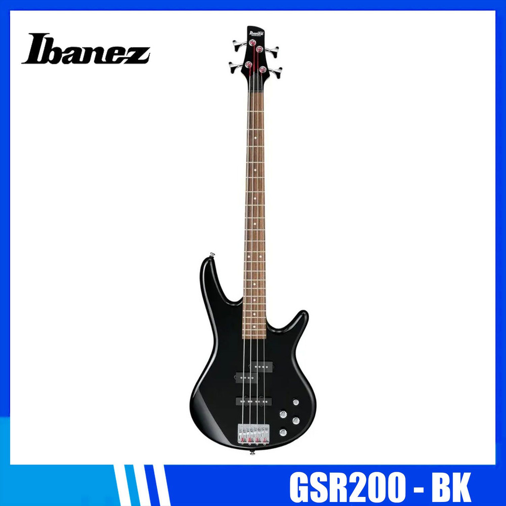 Ibanez GIO GSR200-BK Black бас-гитара - купить с доставкой по выгодным ...