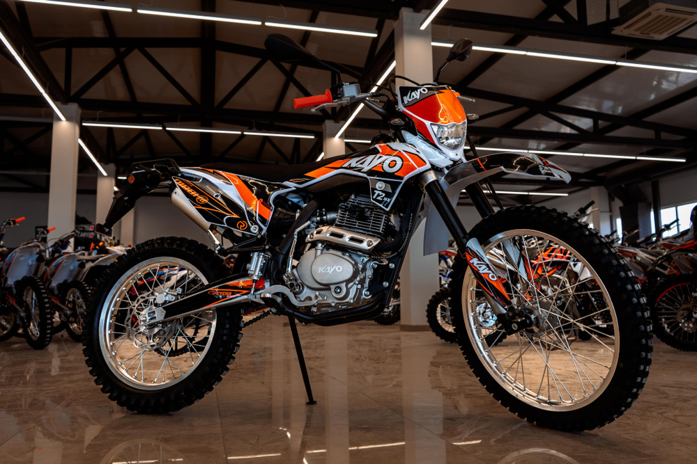 Мотоцикл кроссовый KAYO T2 250 MX 21/18 (2022 г.) ПТС в заводской упаковке купить на OZON по ...