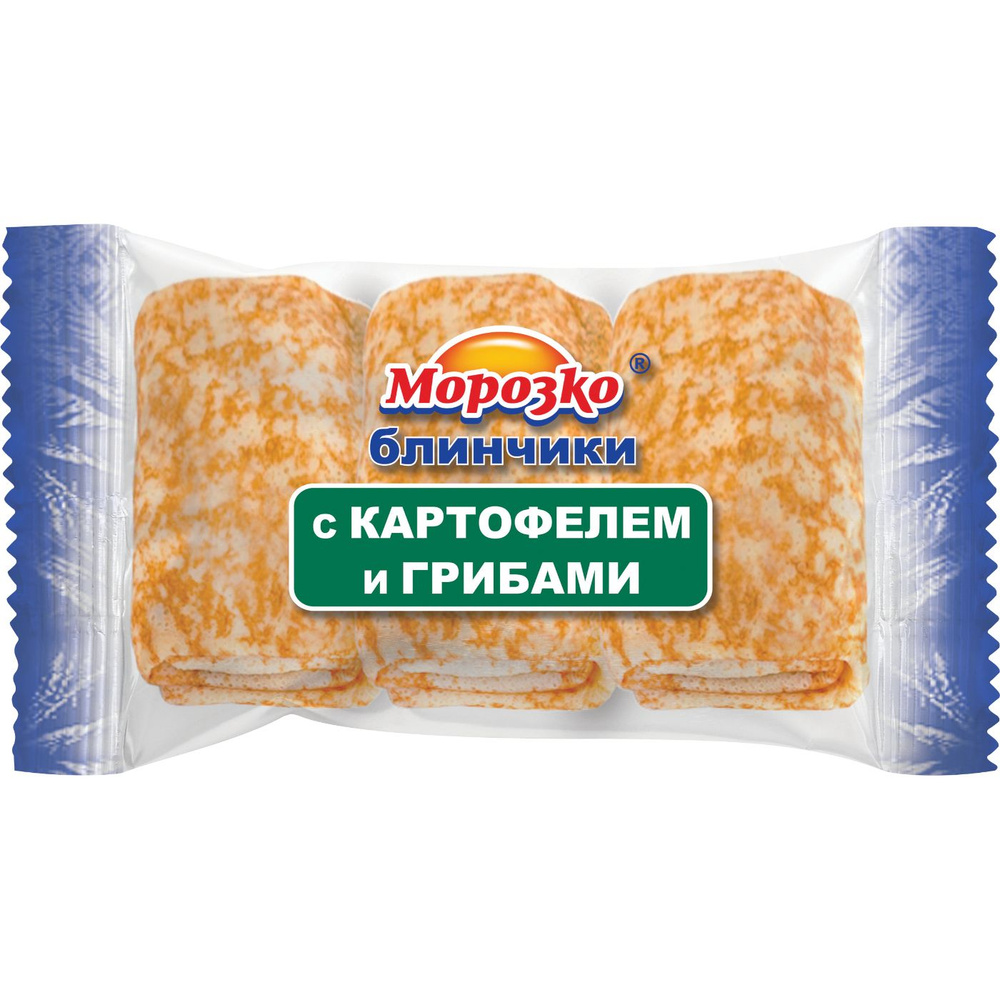 Блинчики МОРОЗКО с картофелем и грибами, 210г купить на OZON по низкой ...