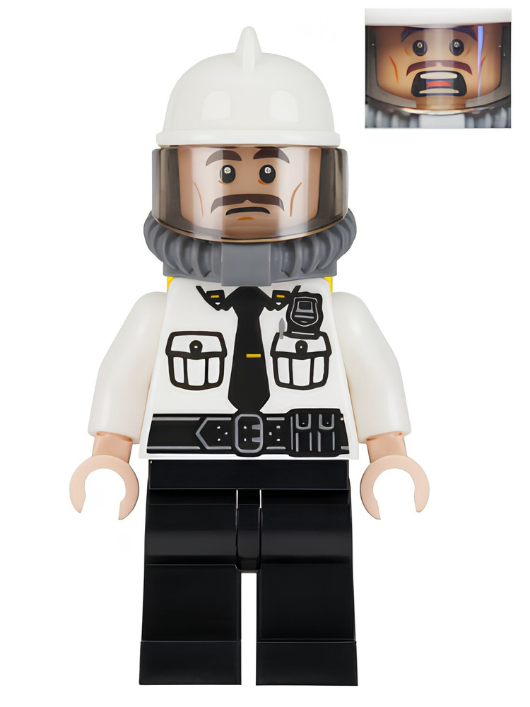 Минифигурка Lego Security Guard, Fire Helmet sh320 U - купить с ...