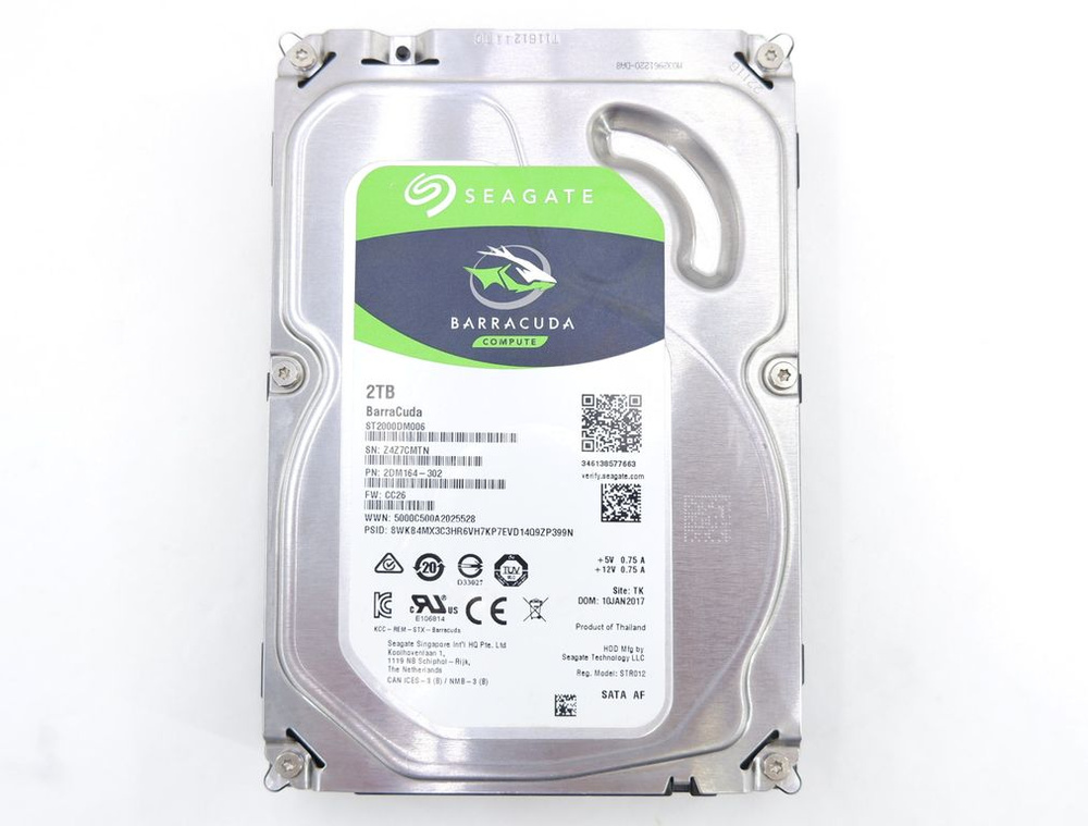 2 ТБ Внутренний жесткий диск Seagate Barracuda (ST2000DM006) - купить ...