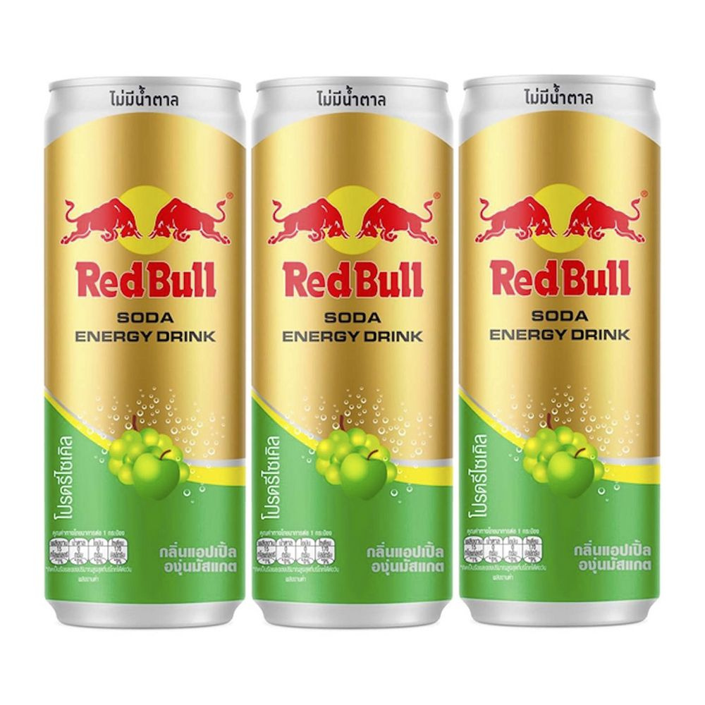 Энергетический напиток Red Bull Apple Muscat Grape Яблоко и Виноград 3 ...