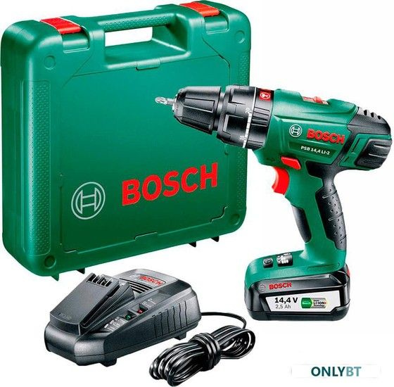 Дрель-шуруповерт Bosch Шуруповерт Bosch PSB 14.4 LI-2 0603982408 (с 1 ...