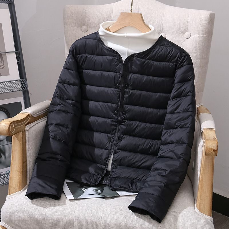 Куртка Женский черный V-образный Полиэстер, размер 50 Длинный Демисезон ...