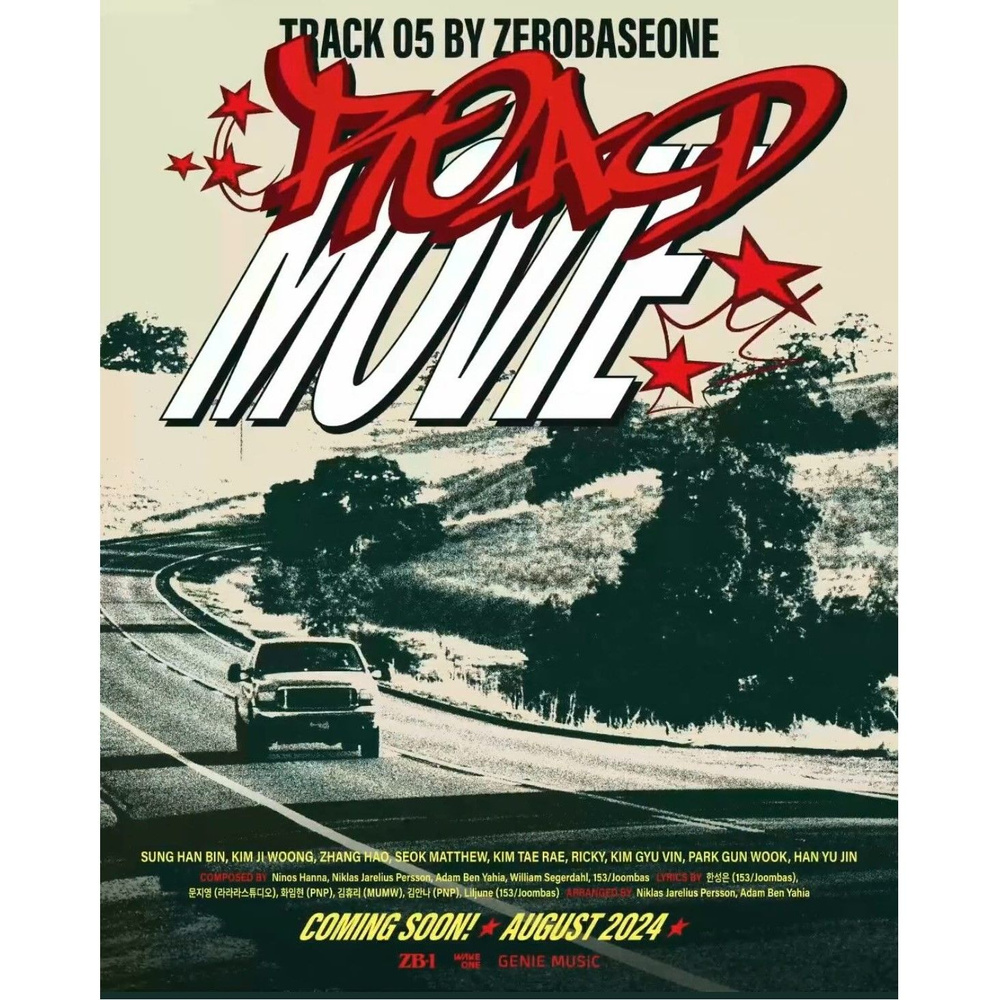 Альбом ZEROBASEONE - CINEMA PARADISE 4-й мини ZEROSE,Road movie купить ...