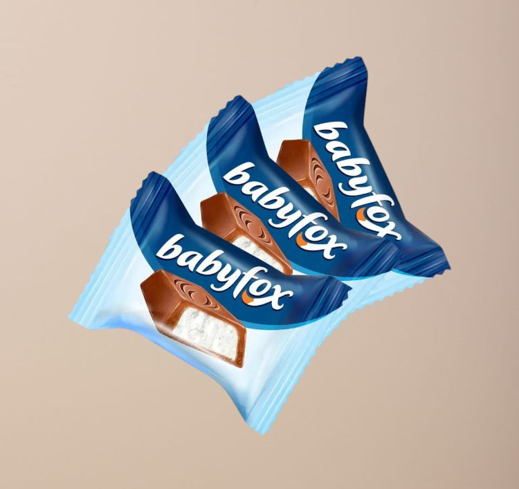 Конфеты шоколадные "BabyFox mini" c молочной начинкой, 500 гр купить на ...