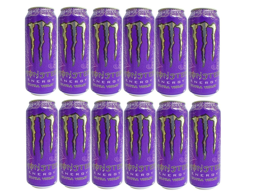 Энергетический напиток Monster Ultra Violet / Монстер Ультра Виолет 12 ...