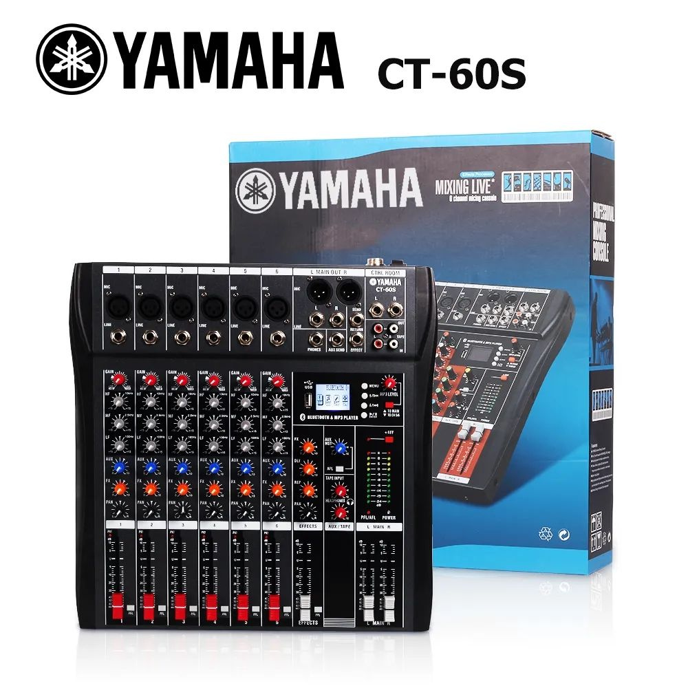 Yamaha CT-60S Миксер с эффектом реверберации DSP, поддержка USB и ...