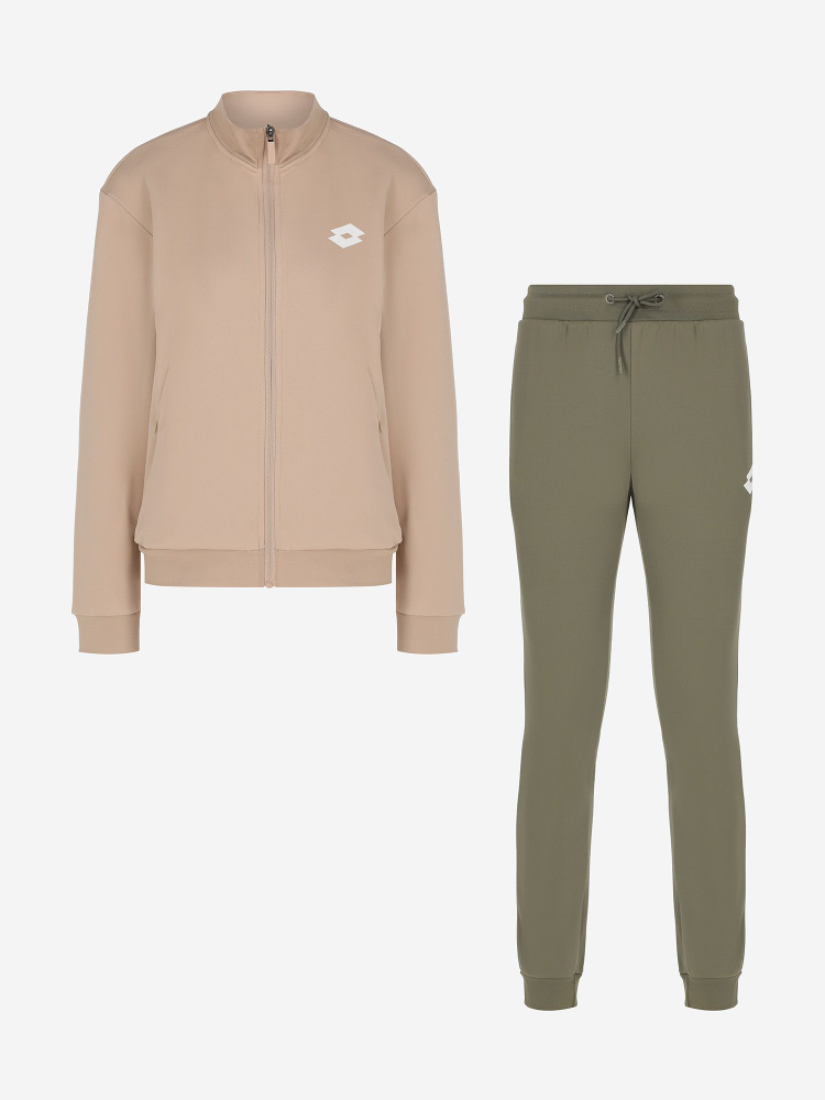 Костюм спортивный Женский Lotto Повседневный бежевый, размер 46 ...