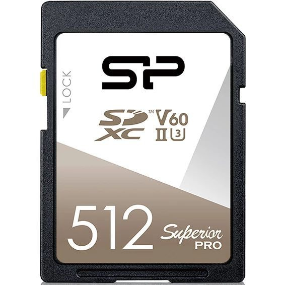 Карта памяти SDXC 512GB Silicon Power SDXC Class 10 UHS-II U3 V60 (SP512GBSDXJV6V10) купить на ...