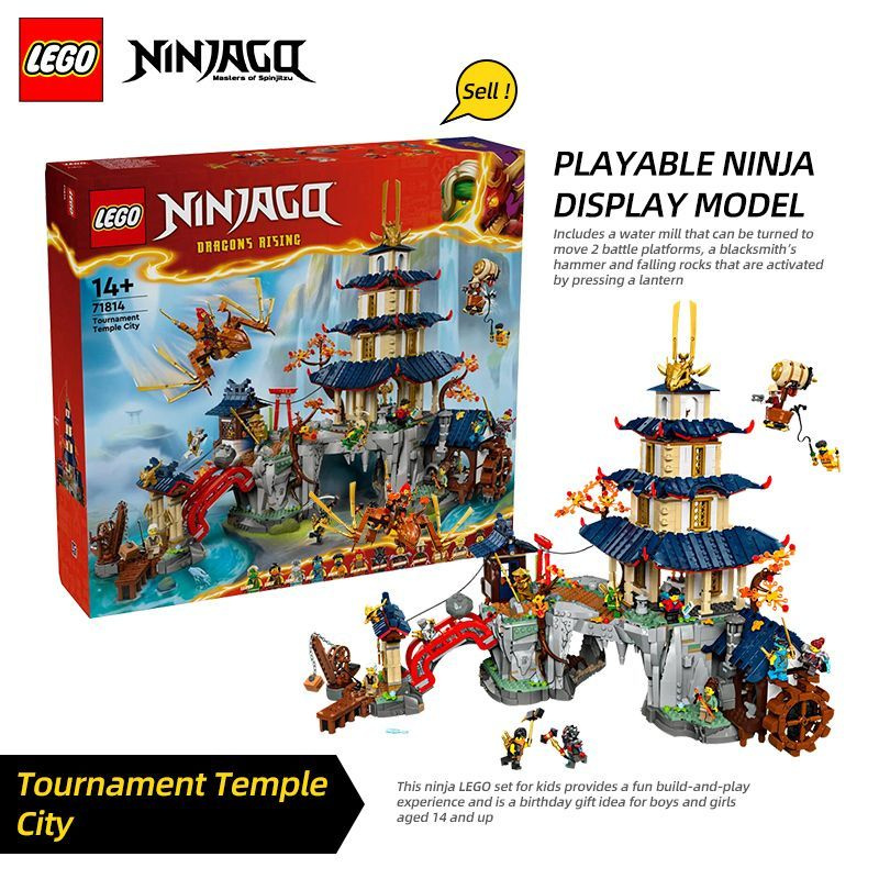 Lego Phantom Ninja Series 71814 Храмовый город Битвы. купить на OZON по ...