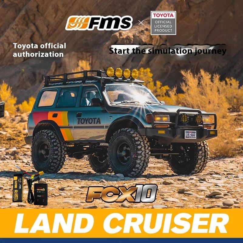 FMS FCX10 1/10 LC80 новый внедорожный автомобиль с функцией скалолаза ...