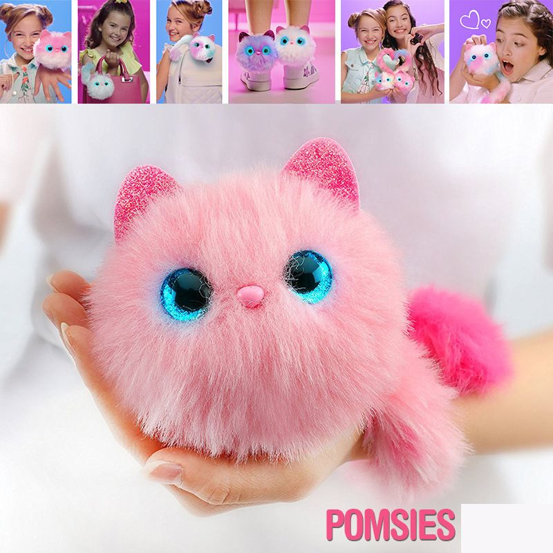 Интерактивная Игрушка My Fuzzy Friends Pomsies Котенок Помсис Пинки ...