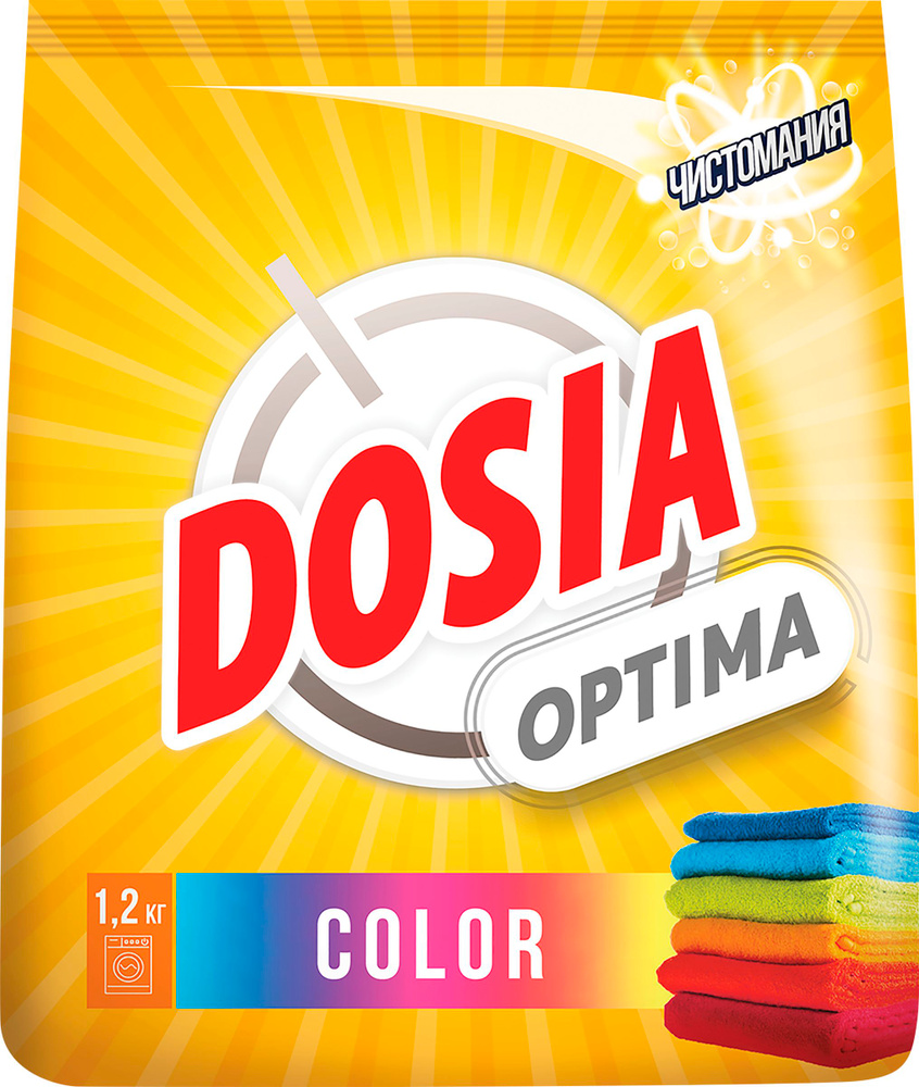 Стиральный порошок DOSIA Optima Color, 1,2кг купить на OZON по низкой ...