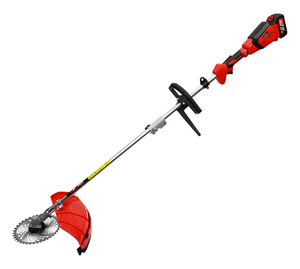 Триммер аккумуляторный садовый BRAIT BCBC20-4NMBL (20В, 2 АКБ 4.0Ач, ЗУ, нож и катушка, ремень ...