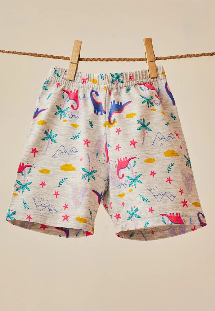 Шорты Девочки ETE CHILDREN Повседневный серый, размер 134 Трикотаж ...