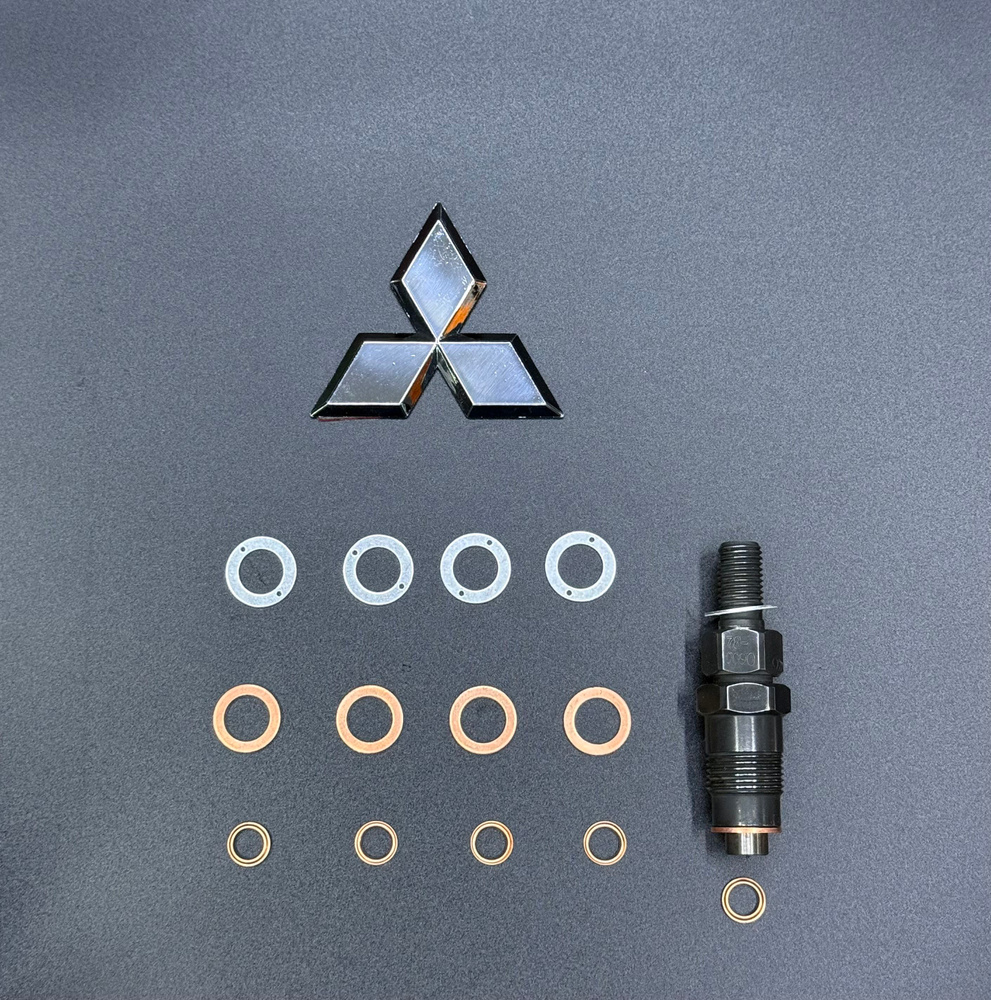 Комплект колечек топливной форсунки на 4 штуки MITSUBISH PAJERO 4M40 ...