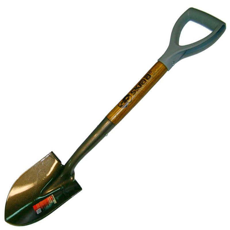 Лопата штык Skrab мини деревянная ручка купить на OZON по низкой цене ...