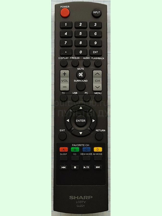 Пульт SHARP GJ221 ( LCD LC-32D59U ) оригинал купить на OZON по низкой ...