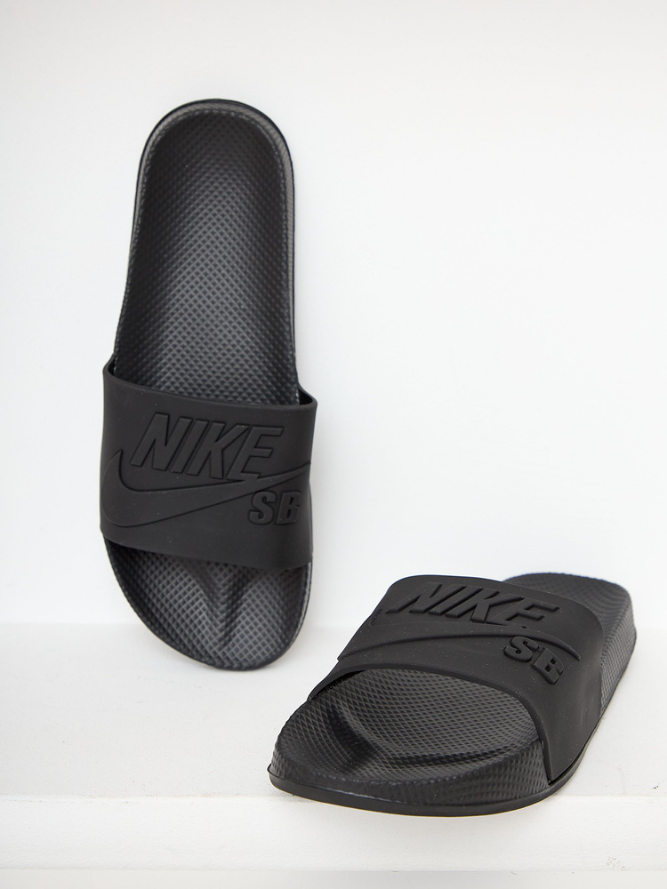 Шлепанцы Мужской Nike, размер 39 EVA Водоотталкивающая пропитка, Легкая модель R (средняя) Без ...