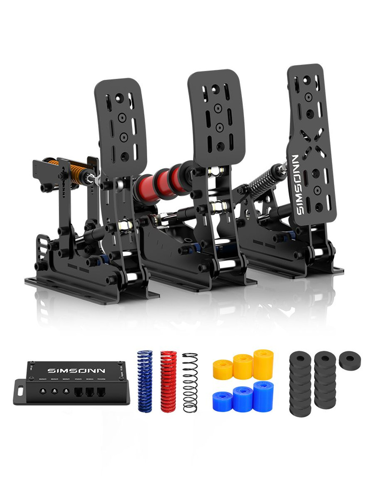 SIMSONN Plus X Sim Racing Pedals PC Racing Simulator Pedals HE ...