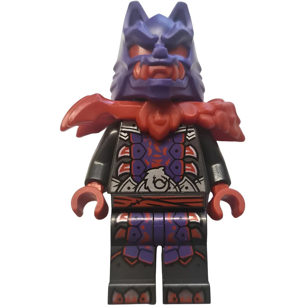 Минифигурка Lego Ninjago Wolf Mask Warrior - Dark Purple and Red Mask ...