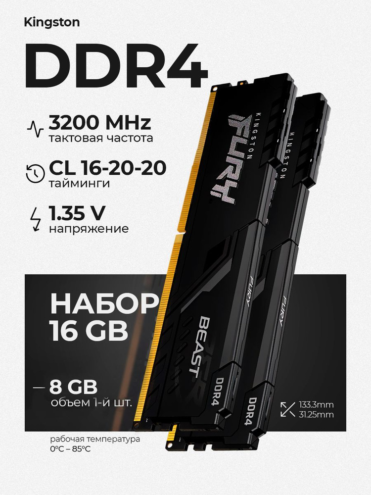 DDR4 16 GB купить на OZON по низкой цене