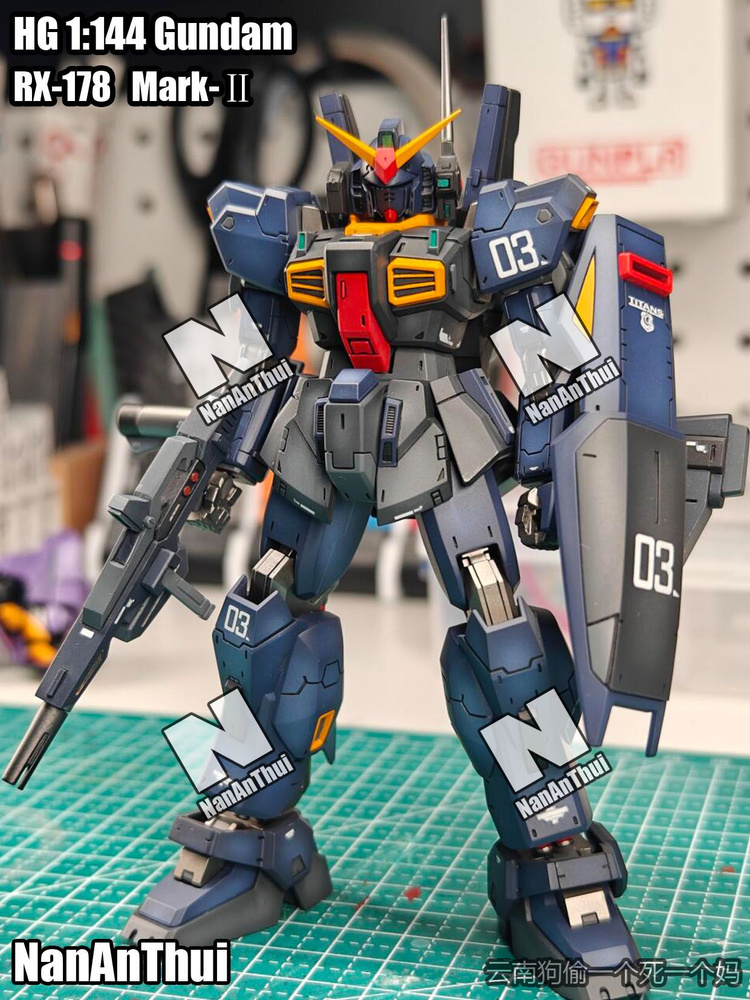 Сборная Игрушечная фигурка модель HG 1:144 RX-178 Gundam Mark-2 Высококачественная модель ...