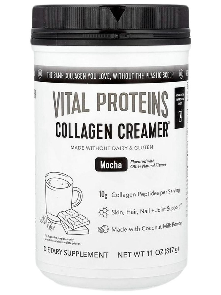 Vital Proteins Collagen Creamer Mocha коллагеновые сливки вкус мокко
