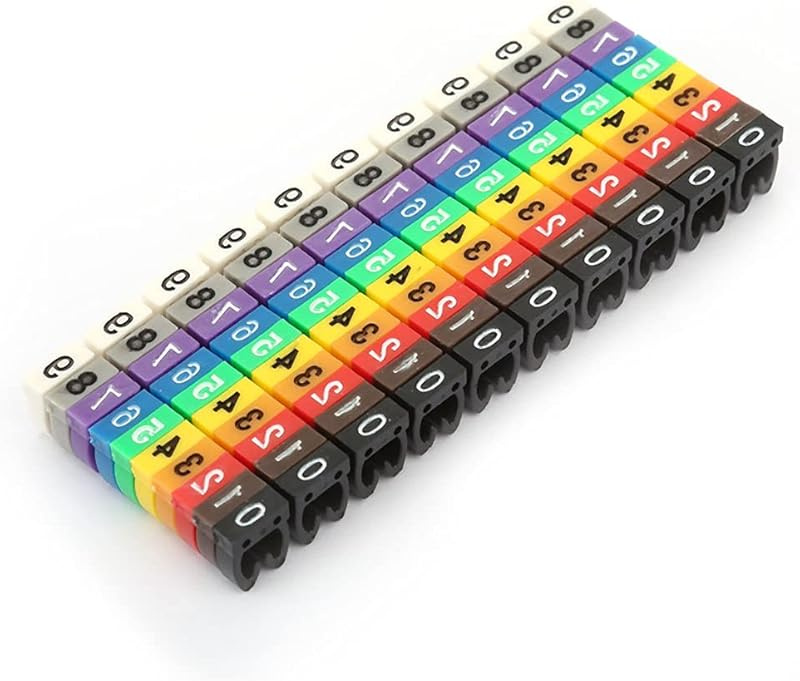 Трубка для маркировки кабелей, удобный портативный маркер , прочный и практичный фиксации , 100 ...